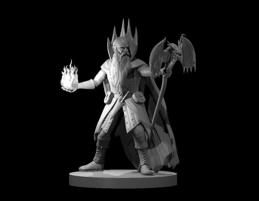 Kelek Miniature Model for D&D Dungeons and Dragons, Pathfinder and ...