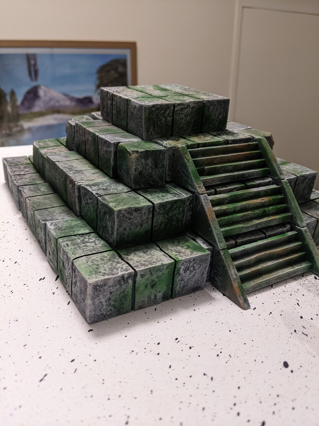 Jungle Ziggurat Pyramid Temple for D&D, Wargaming, Warhammer Age of ...