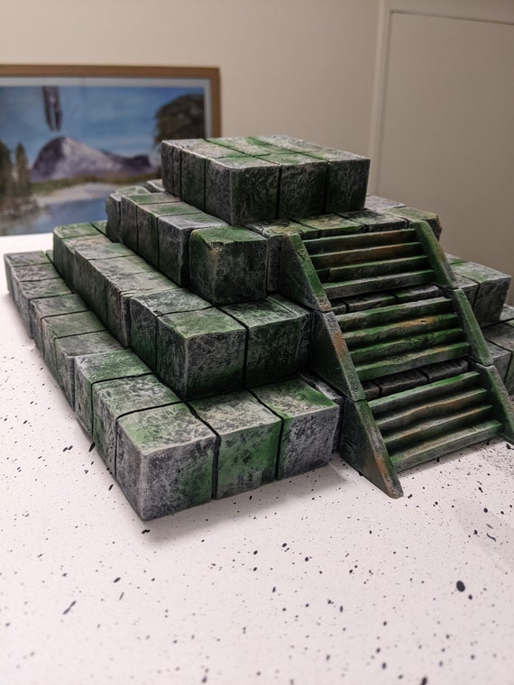 Jungle Ziggurat Pyramid Temple for D&D Wargaming Warhammer - Etsy