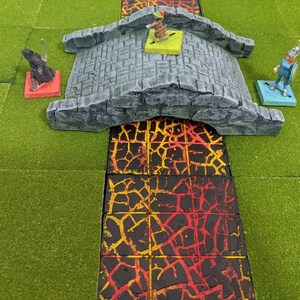 Infernal Volcano Modular Magnetic Tiles for Dungeons and Dragons ...