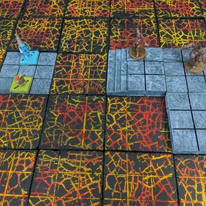 Infernal Volcano Modular Magnetic Tiles for Dungeons and Dragons ...