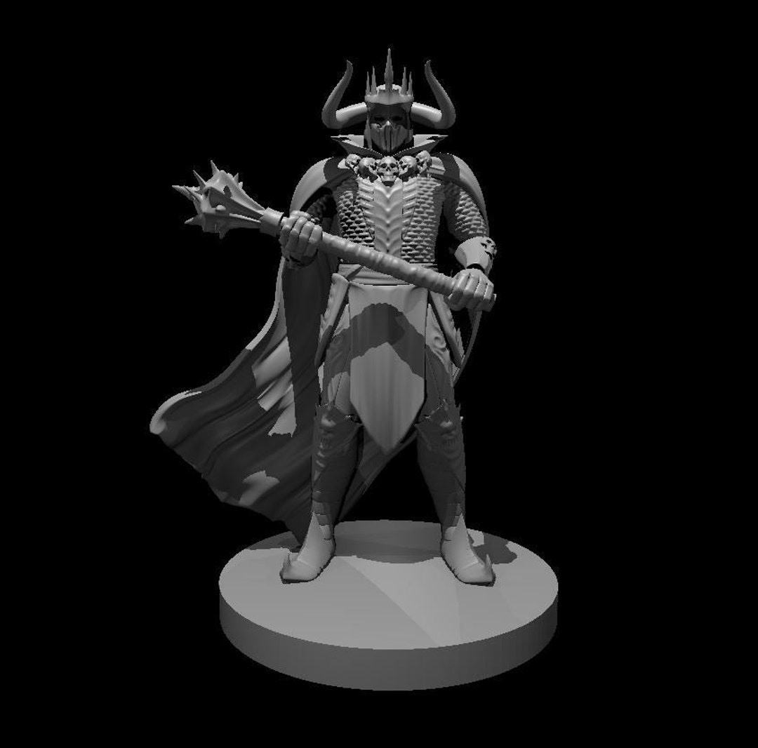 Black Gauntlet of Bane Miniature Model for D&D Dungeons and Dragons ...