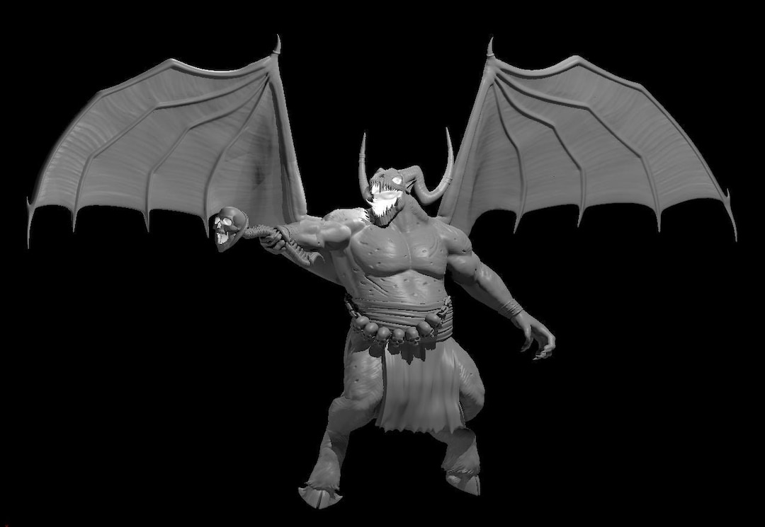 Orcus Miniature Model for D&D Dungeons and Dragons, Pathfinder and ...