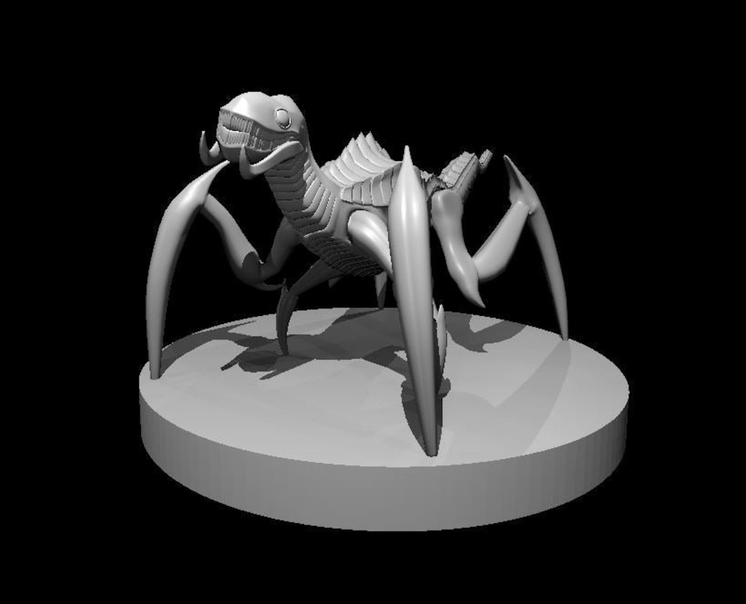 Adult Kruthik Miniature Model for D&D Dungeons and Dragons, Pathfinder ...