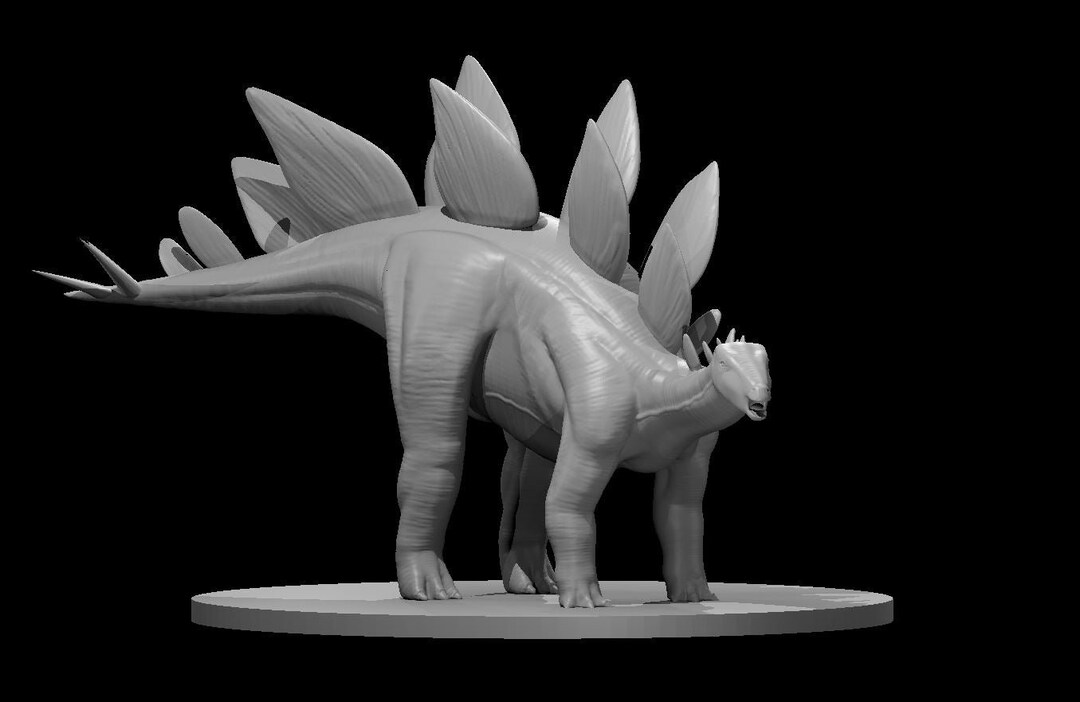 Stegosaurus Miniature Model for D&D Dungeons and Dragons, Pathfinder ...