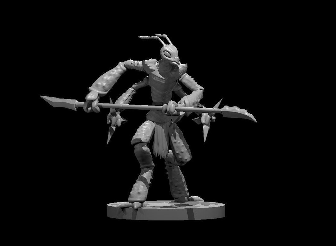 Thri-kreen Miniature Model for D&D Dungeons and Dragons, Pathfinder and ...