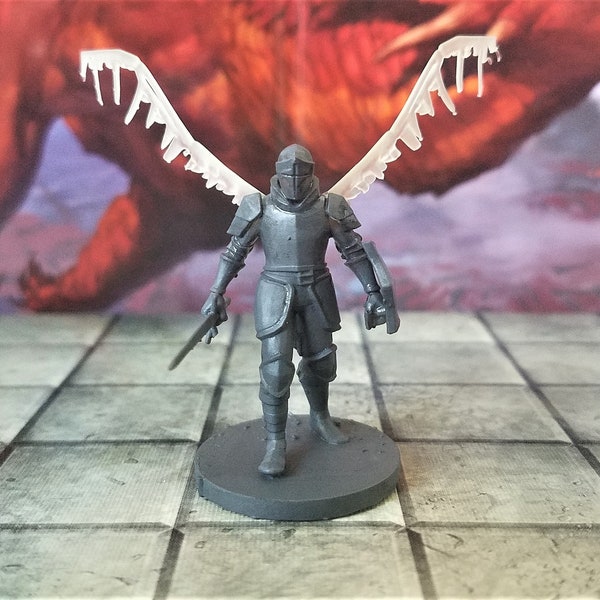 Fallen Aasimar Miniature Dnd - Etsy
