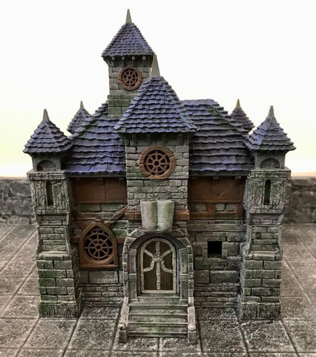 3D Printed Wizards Library With Playable Interior for Dungeons and ...