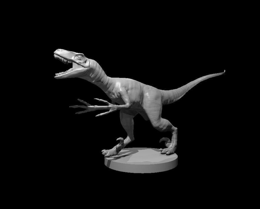 Deinonychus Miniature Model for D&D Dungeons and Dragons, Pathfinder ...