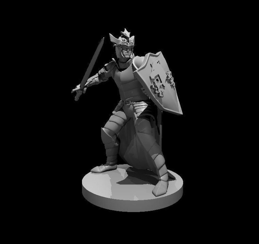 Phantom Warrior Miniature Model for D&D Dungeons and Dragons ...