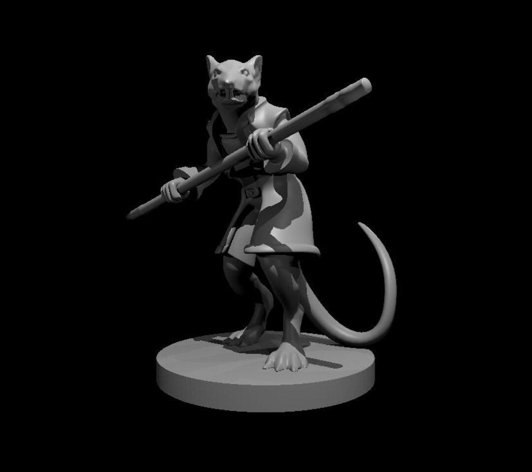 Ratfolk Monk Miniature - Etsy Australia