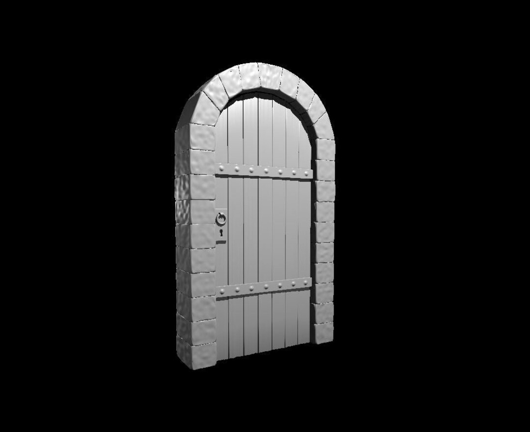 Door Mimic Hiding Miniature Model for D&D Dungeons and Dragons ...