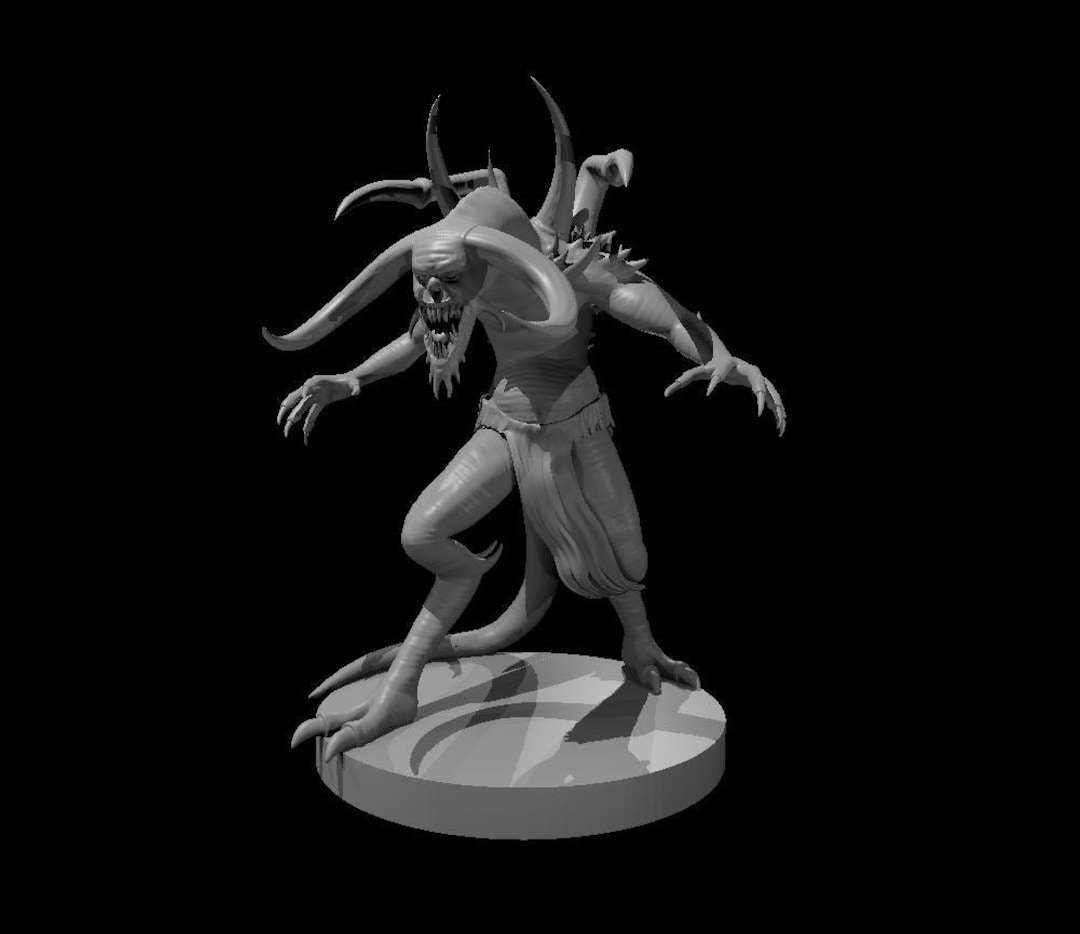 Bhaalspawn Slayer Miniature Model for D&D Dungeons and Dragons ...