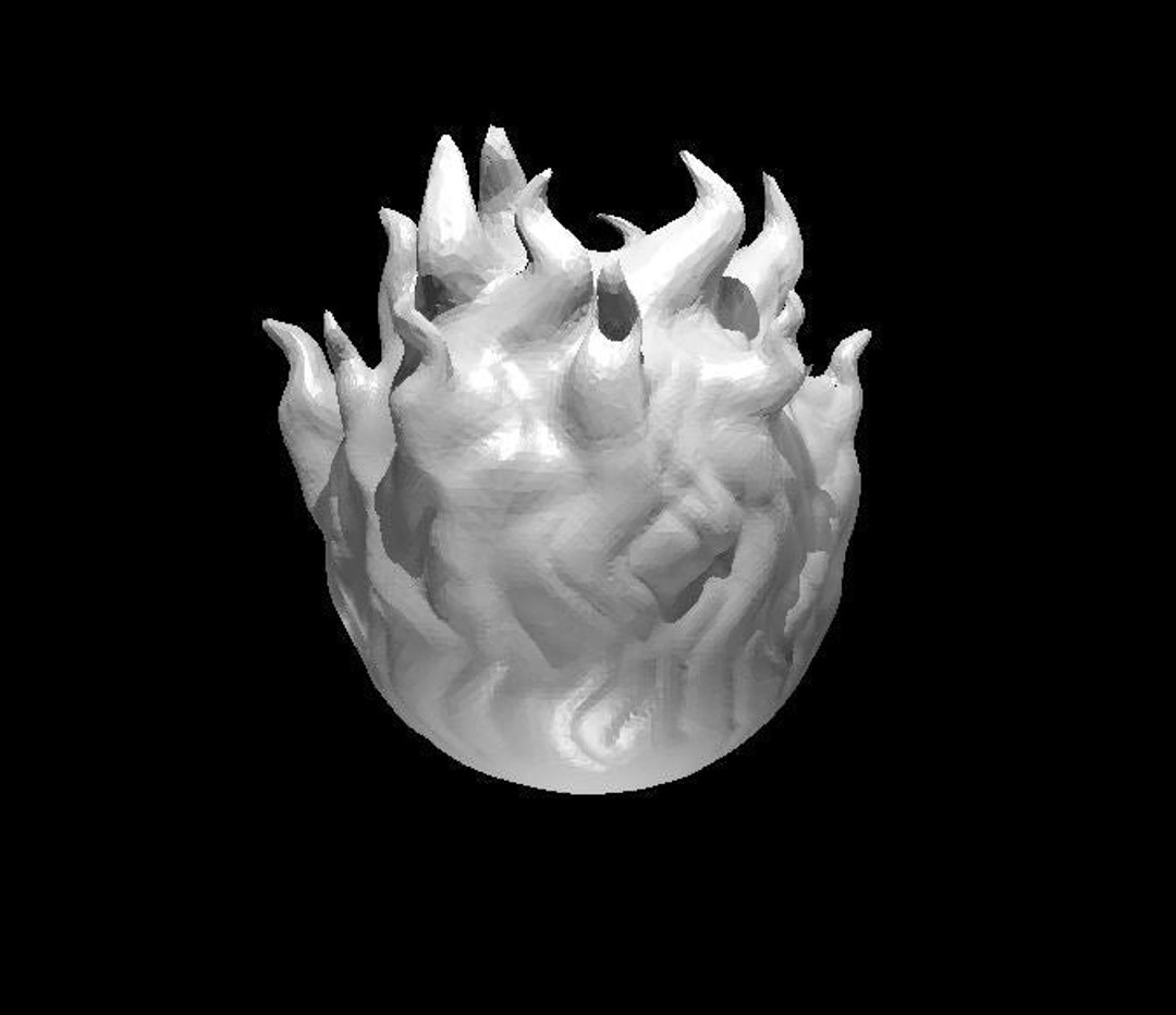 Flaming Sphere Miniature Model for D&D Dungeons and Dragons, Pathfinder ...