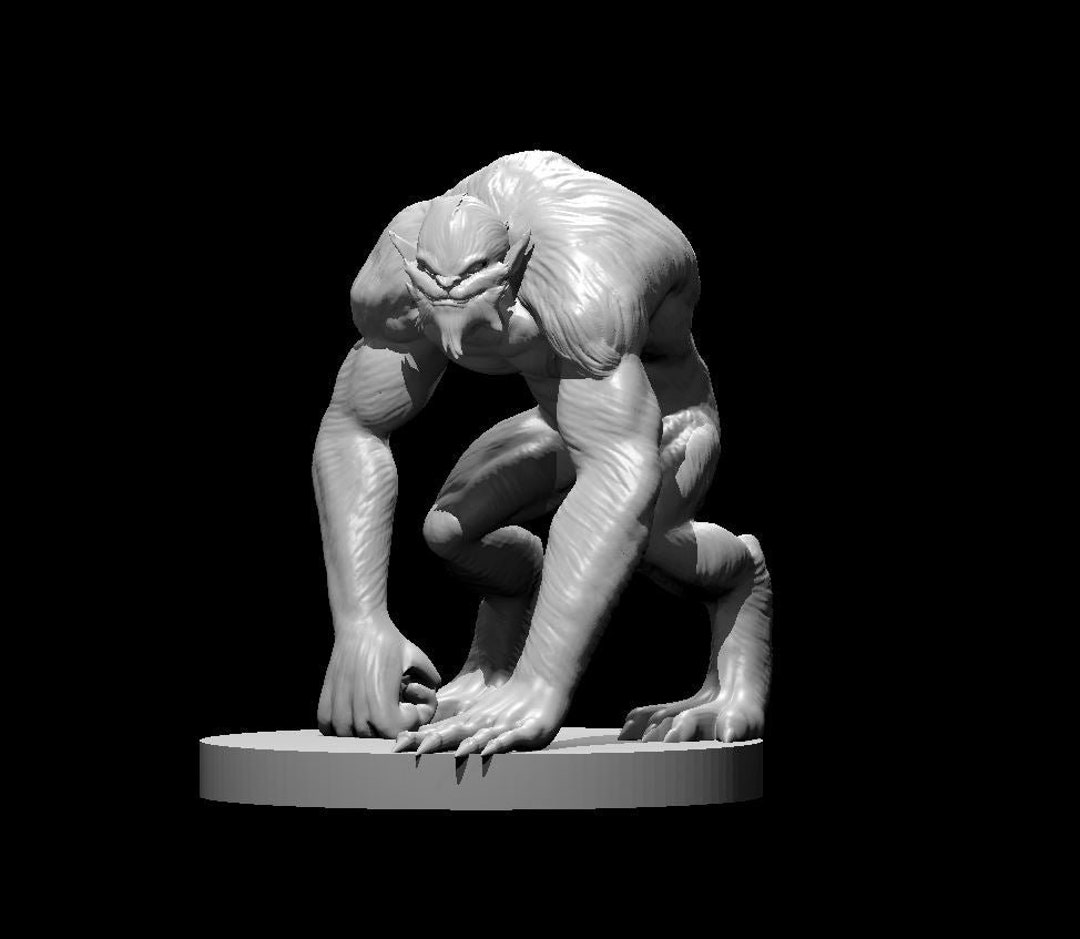 Quaggoth Miniature Model for D&D Dungeons and Dragons, Pathfinder and ...