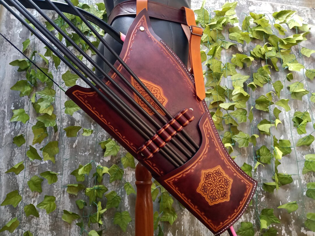 Archery Quiver for Bow and Arrows 2in1 Simple Equipment Storage ...