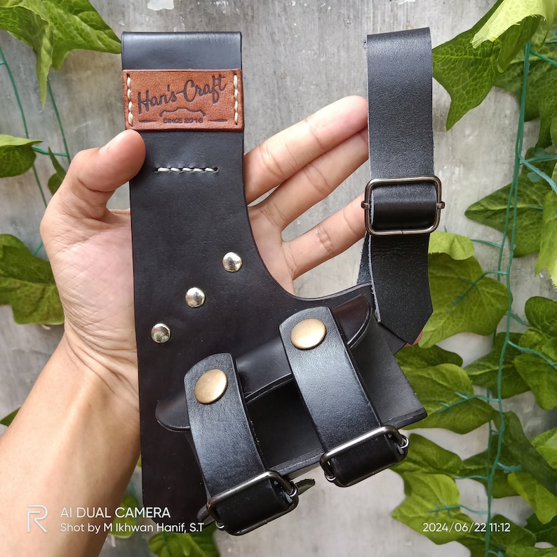 Archery Bow Holder / Holster for Traditional Horsebow With Snap Button ...