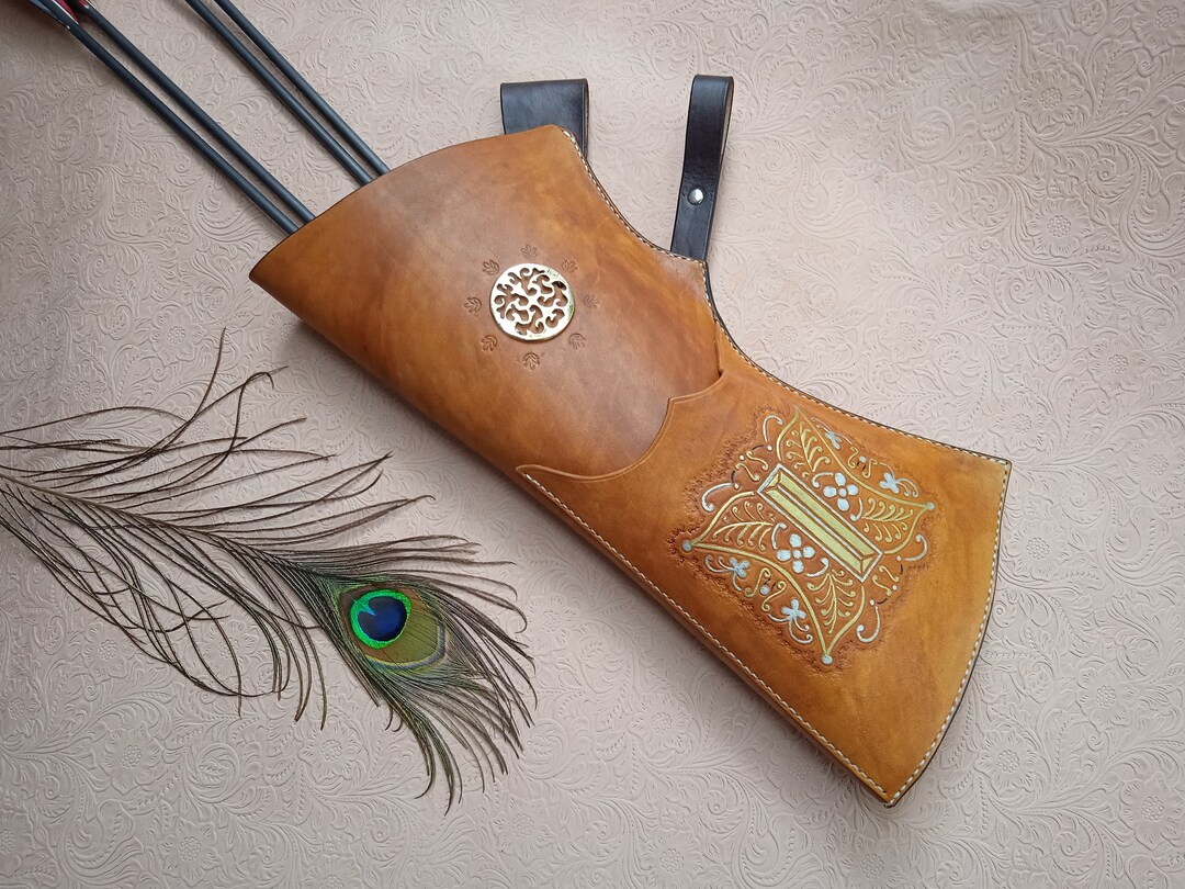 Archery Side Quiver, Hip Quiver, Ottoman Quiver Personalize and Custom ...