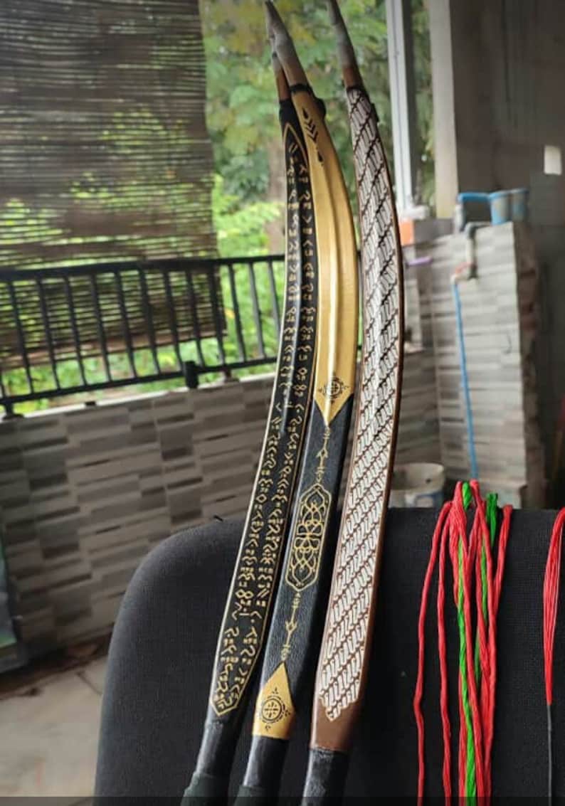 Kalimasada Horsebow Turkish Style With Hand Painted Leather Skin for ...