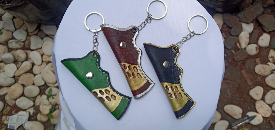 Leather Keychain Archery Mini Quiver Unique Souvenir for Gift and Daily ...