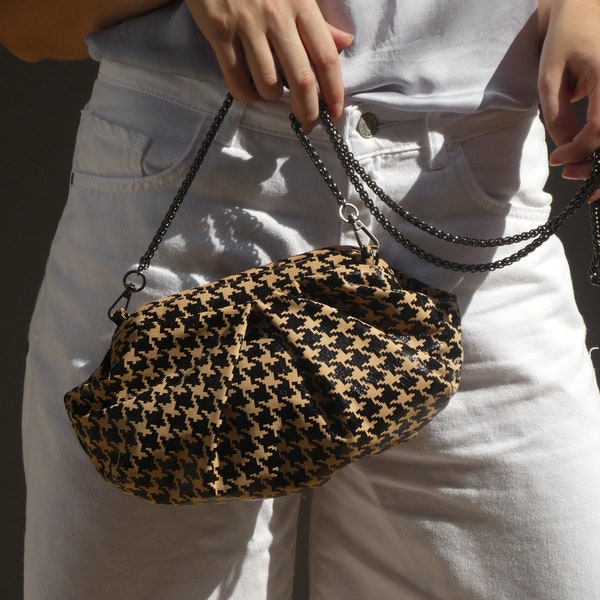 Houndstooth Purse - Etsy