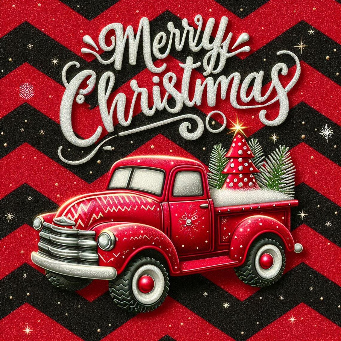 Merry Christmas, Grinch, Little Red Truck - Etsy