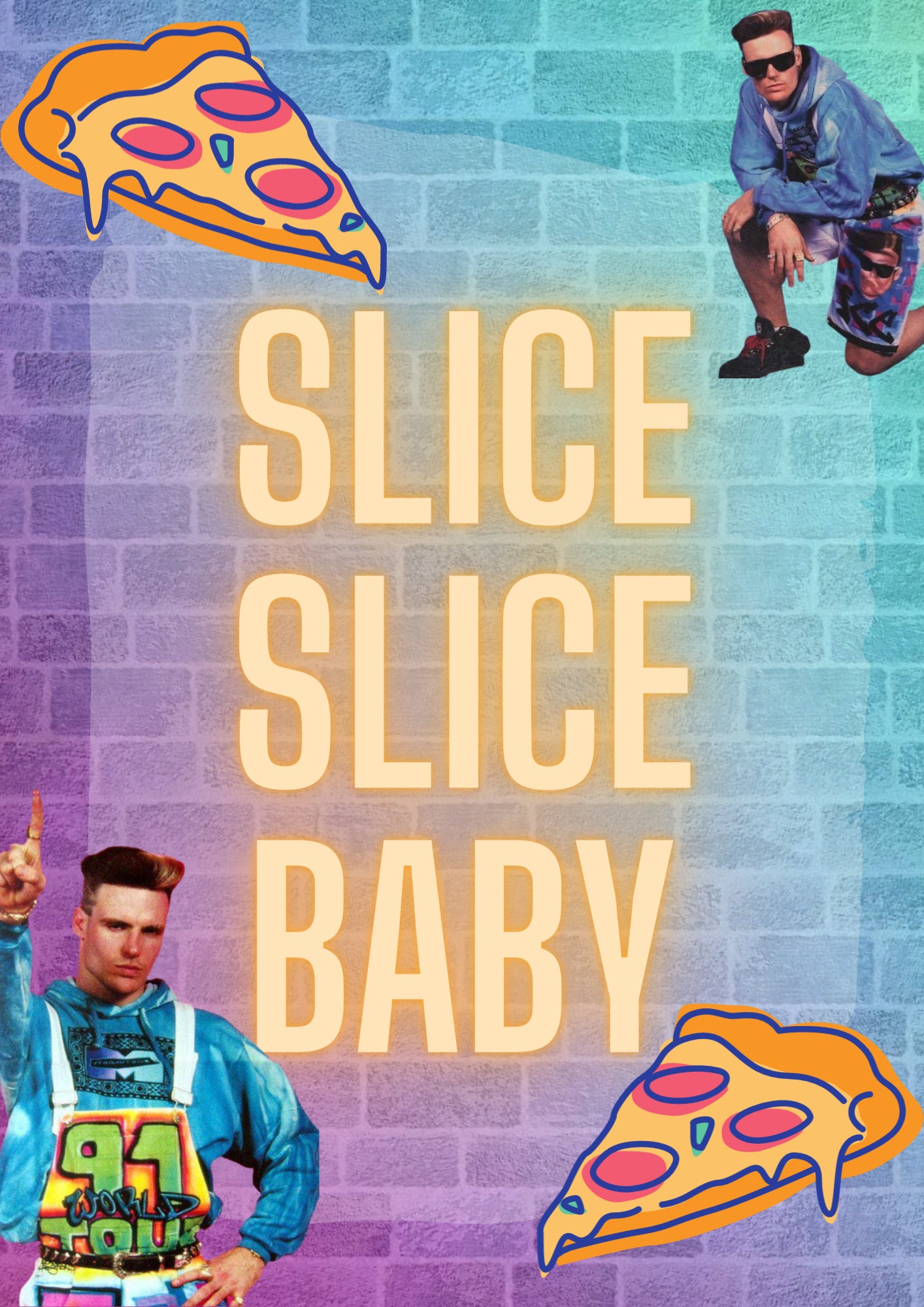 80s 90s Hip Hop Party Food Signs Downloadable Birthday Two Legit Snacks ...