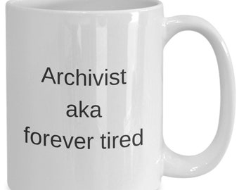 Archivist Mugs - Etsy