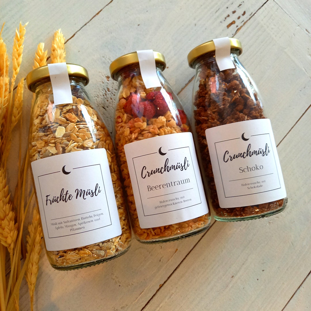 MÜSLI SET I Frühstück I Geschenk - Etsy.de