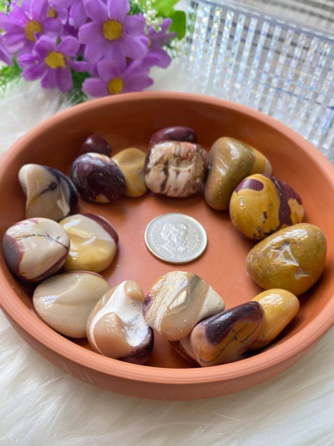 Mookaite Tumble Stone, Mookaite Crystal, Crystal Tumble, Pocket Stone, Natural Crystal, Mookaite ...