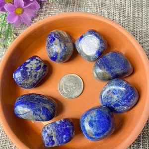 High Quality Lapis Lazuli Tumbled Stone, Lapis Lazuli Tumbled Crystal ...