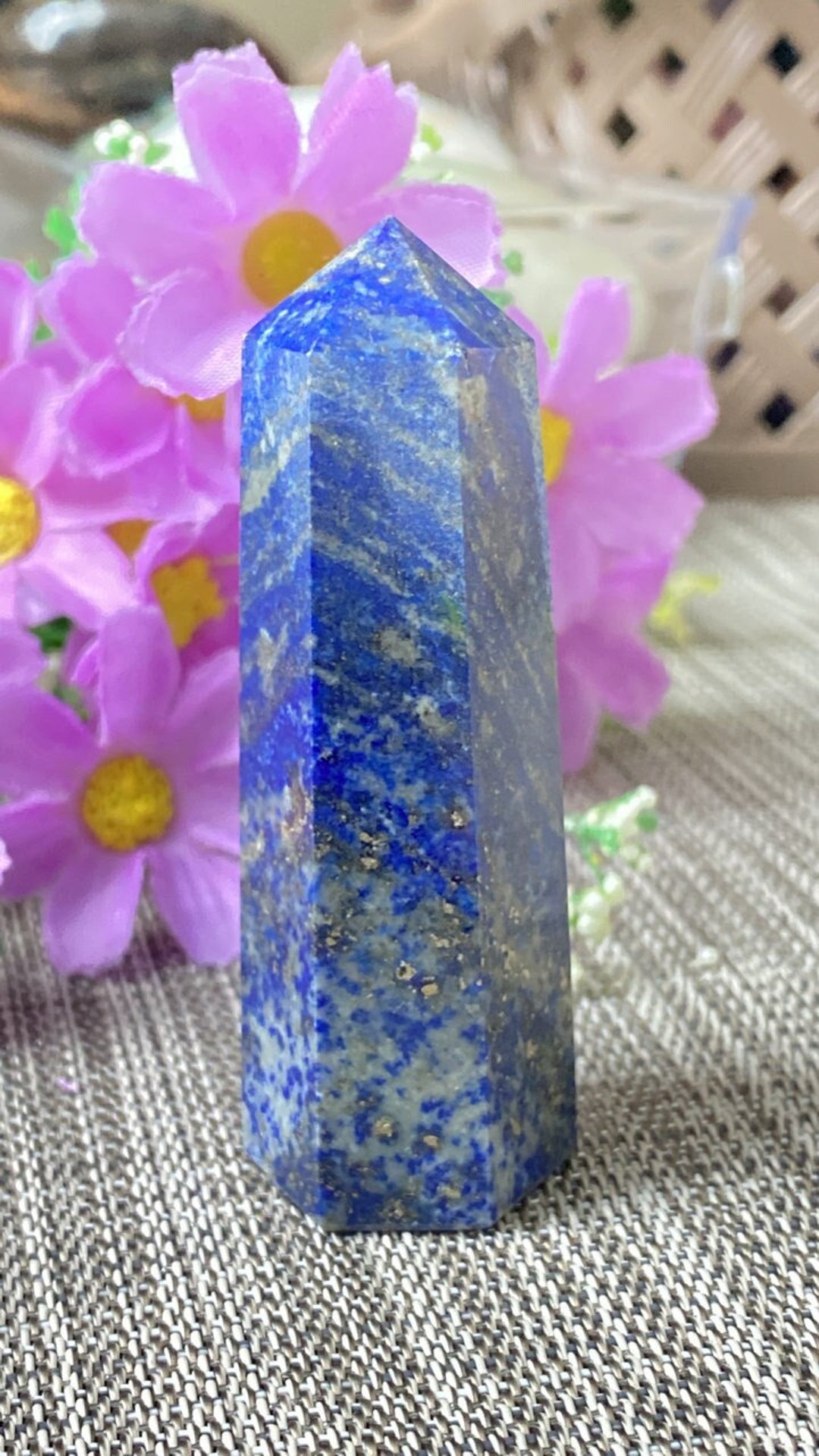 All Natural Lapis Lazuli Crystal Tower - 7cm Size | Stunning Healing ...