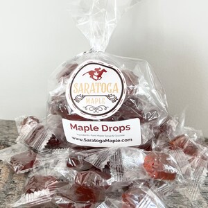 Maple Drops Hard Candy - 18 Pieces - Made With Real Maple Syrup - Etsy
