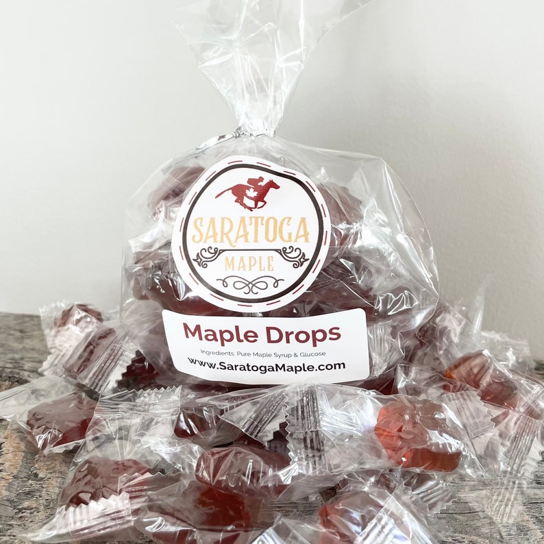 Maple Drops Hard Candy - 18 Pieces - Made With Real Maple Syrup - Etsy