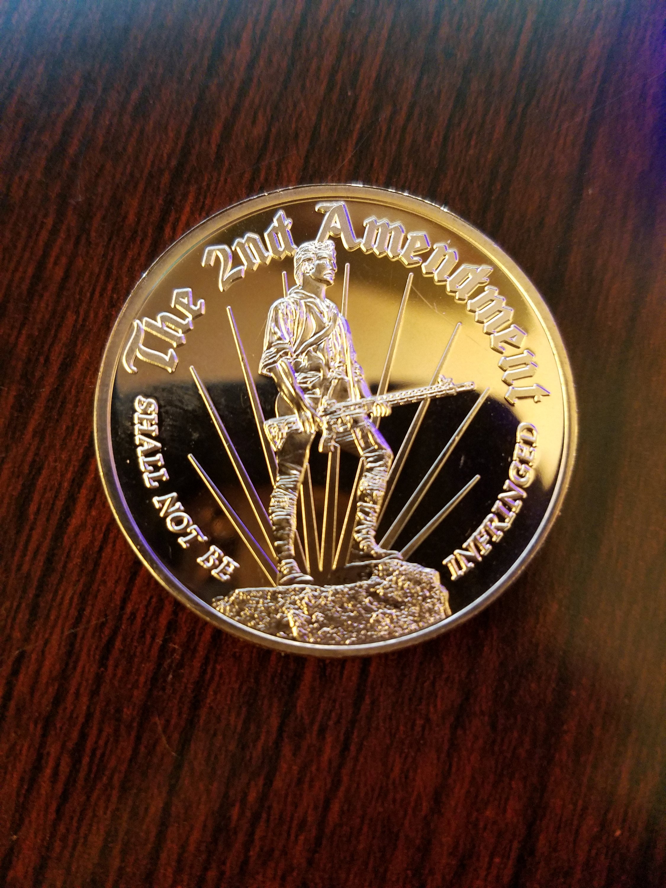 2nd Amendment (minuteman) Round - 1 AVDP Oz, .999 Pure Copper - Etsy