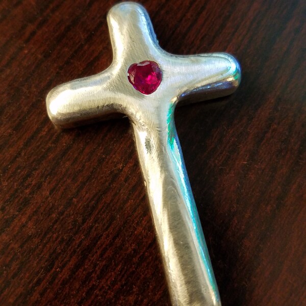 Pure Silver Cross - Etsy