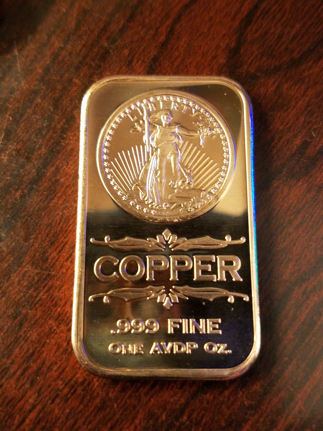 1 Oz Saint Gaudens Pure Copper Bar - Etsy