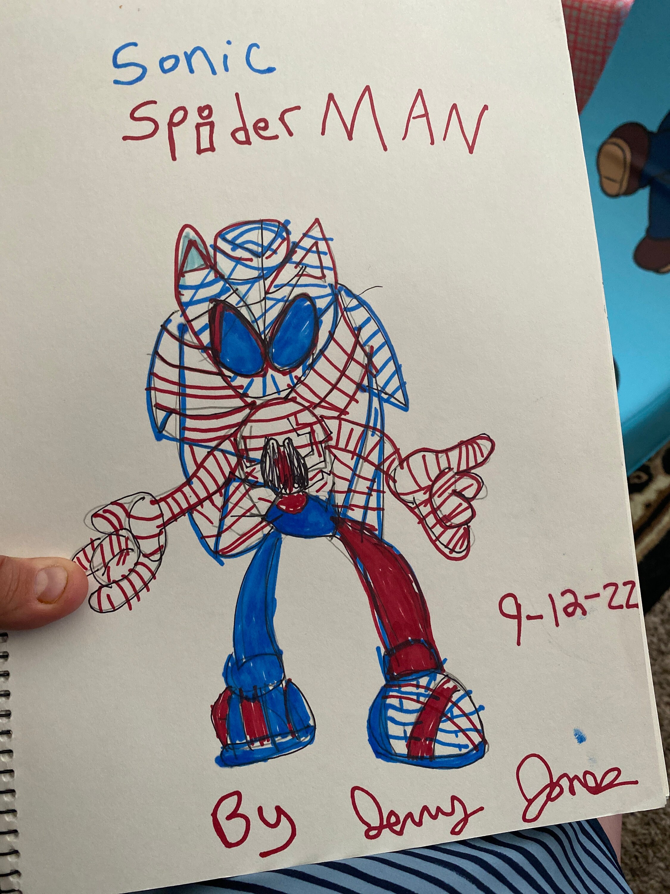 Sonic Spider-man - Etsy