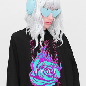 Vaporwave Clothes - Unisex Vaporwave Sweater, Japanese Kanji Shirt ...