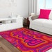 Groovy Rug - Unique Dornier Rug, Groovy Home Decor, Colorful, Mcm, Mod ...