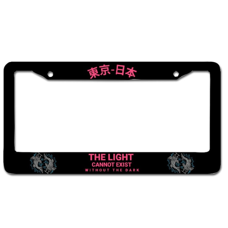 Anime License Plate Frame - Etsy