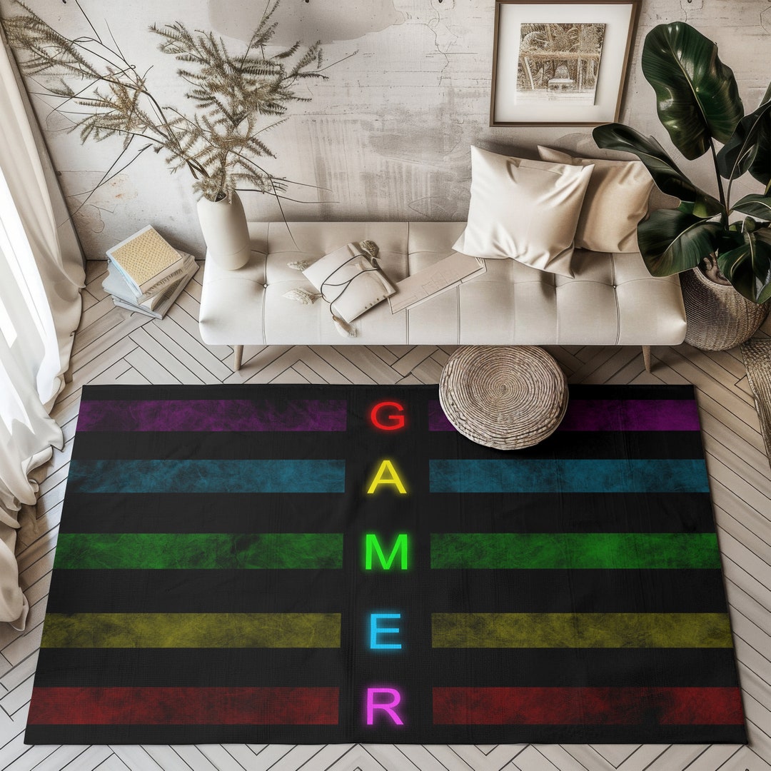 Gaming Rug - Hype Dornier Rug, Gaming Decor, Video Game Rug, Gamer Rug ...