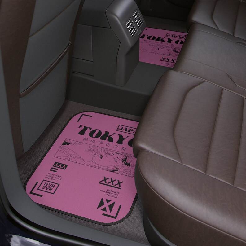 Anime Car Floor Mats Kawaii Mat Cute Car Accessories for - Etsy