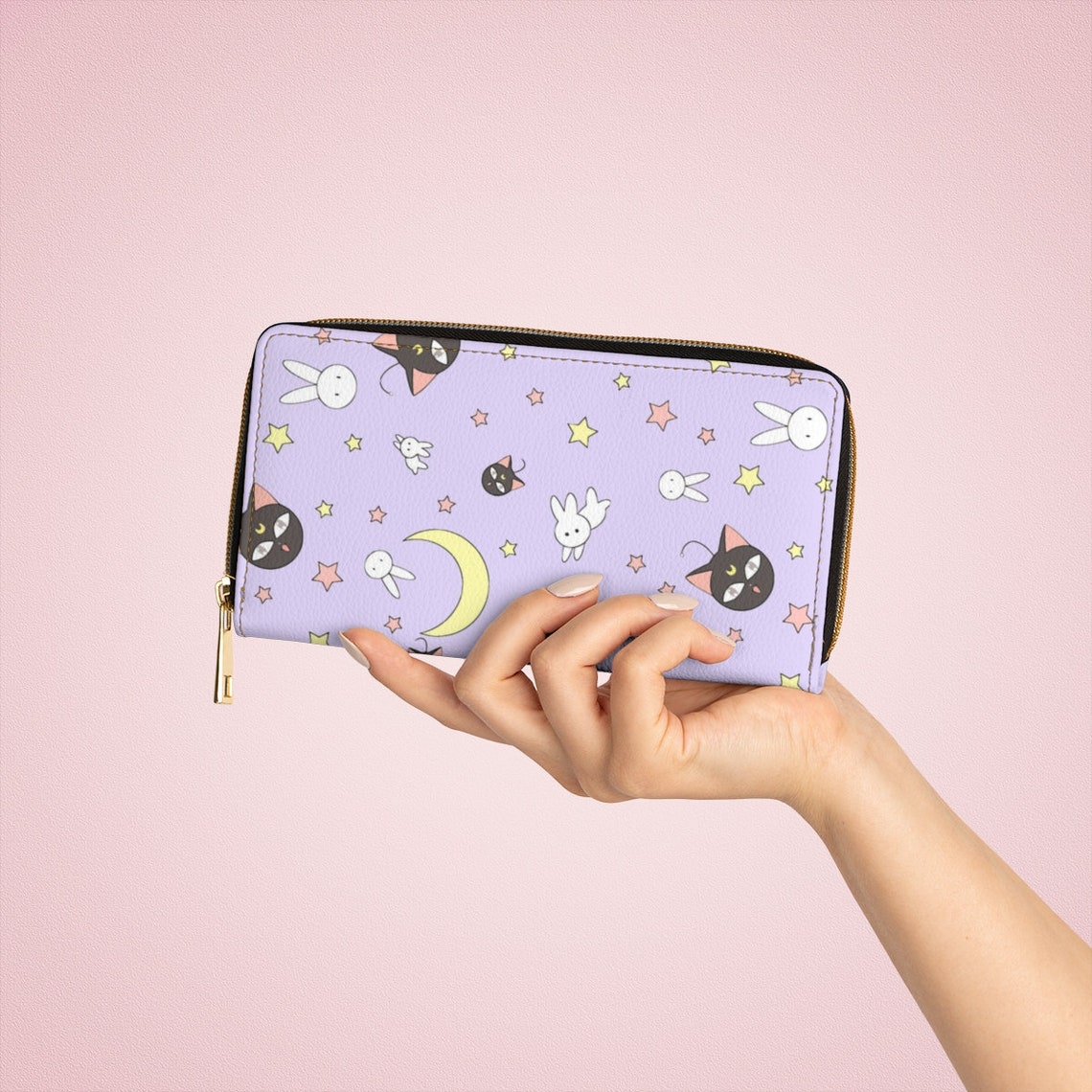 Sailor Moon Wallet Zipper Wallet 7.87 X 4.33 - Etsy