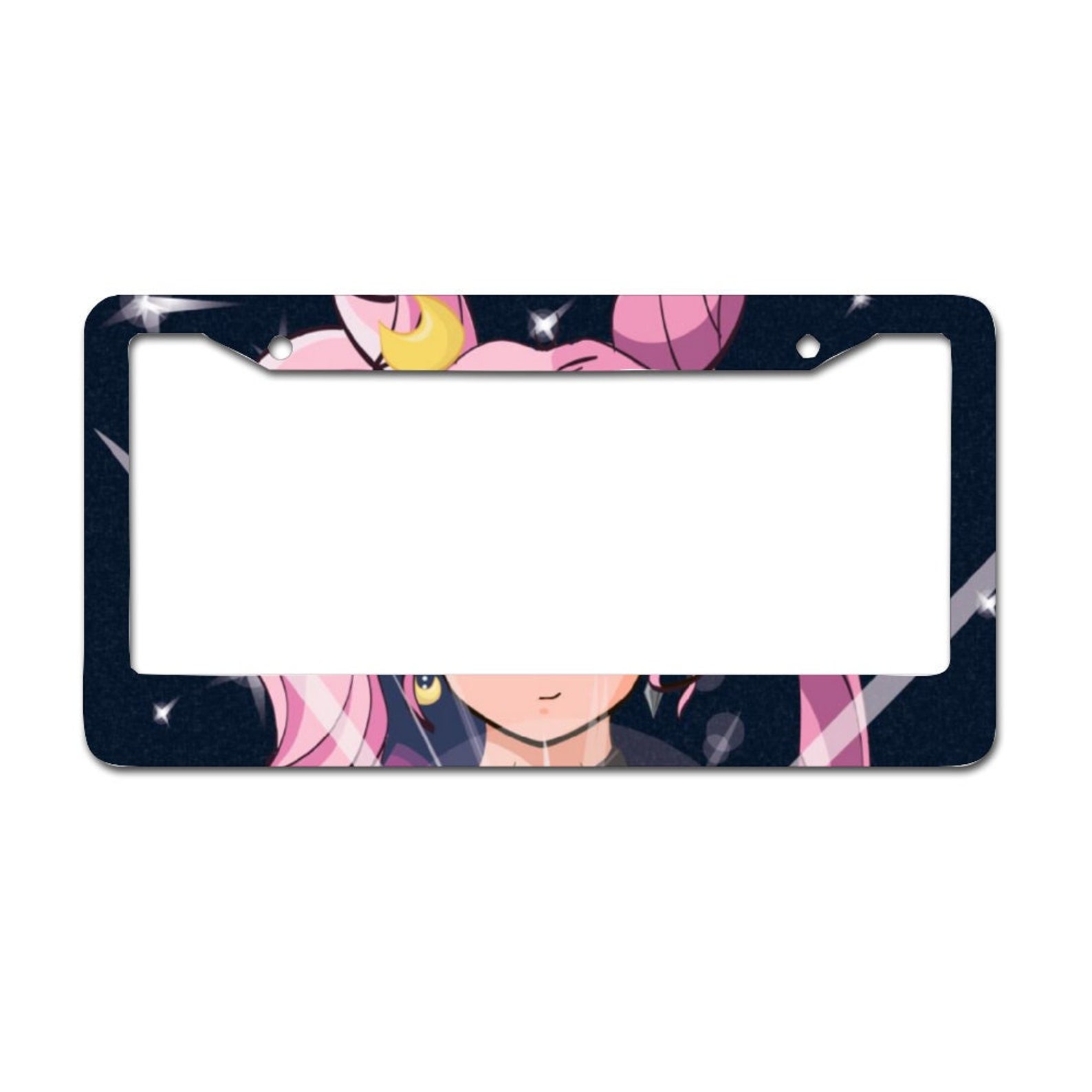 Automotive Anime License Plate & Frame Set Anti-theft Kawaii - Etsy
