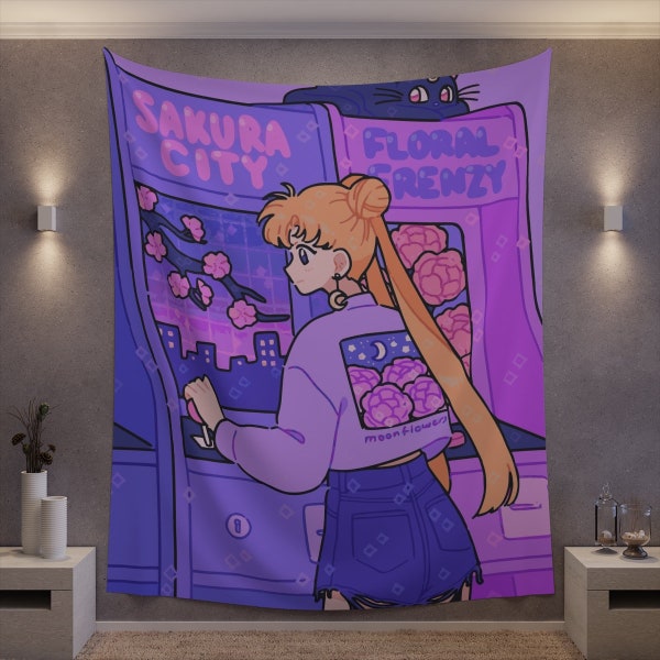 Anime Tapestry - Etsy