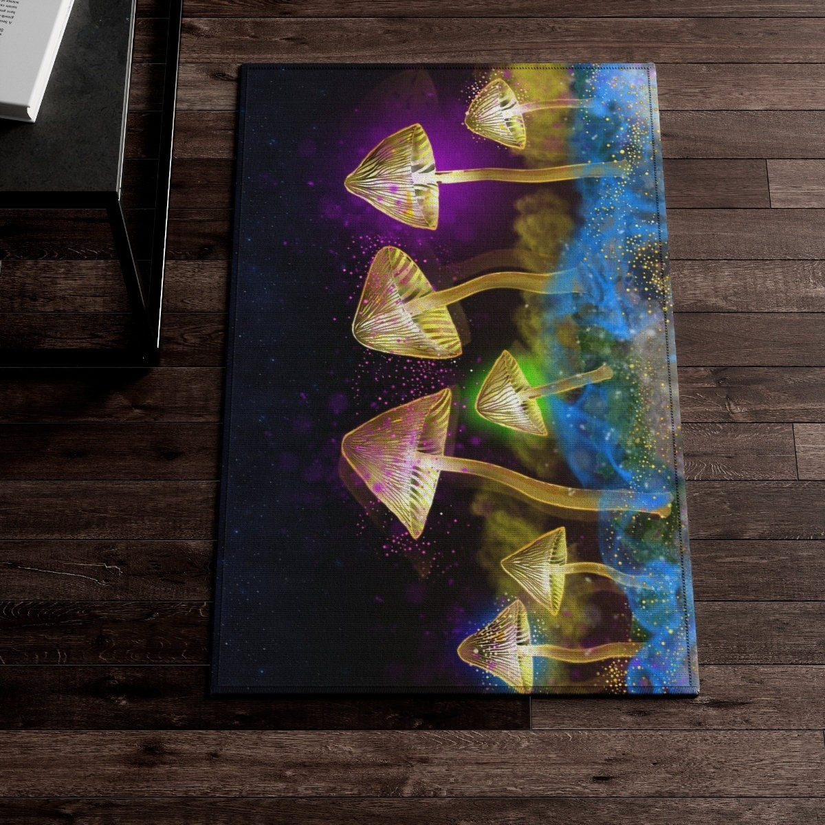 Mushroom Rug Aesthetic Rug Psychedelic Strange Rug Trendy | Etsy