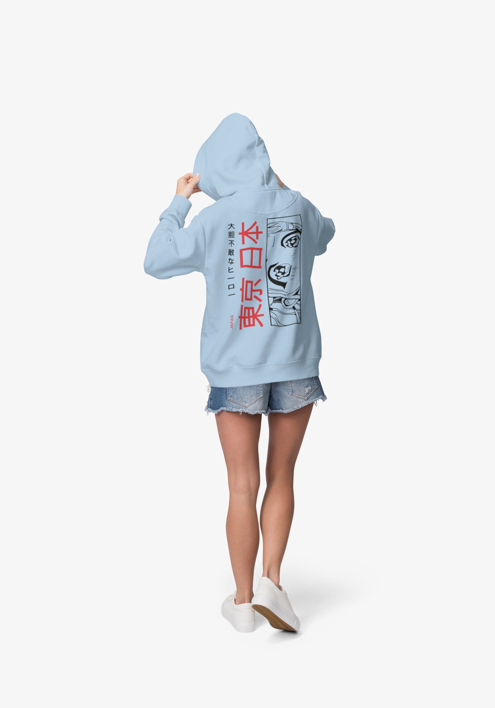 Japanese Manga Hoodie - Unisex Anime Streetwear Hoodie, Harajuku Hoodie ...