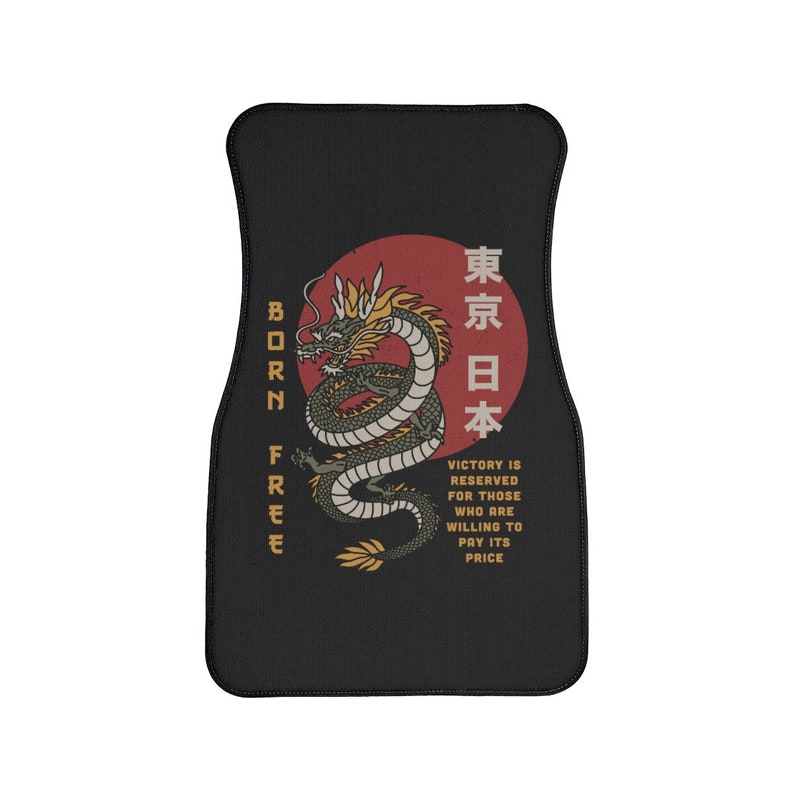 Japanese Dragon Car Floor Mat Cute Car Accessories for Teens - Etsy