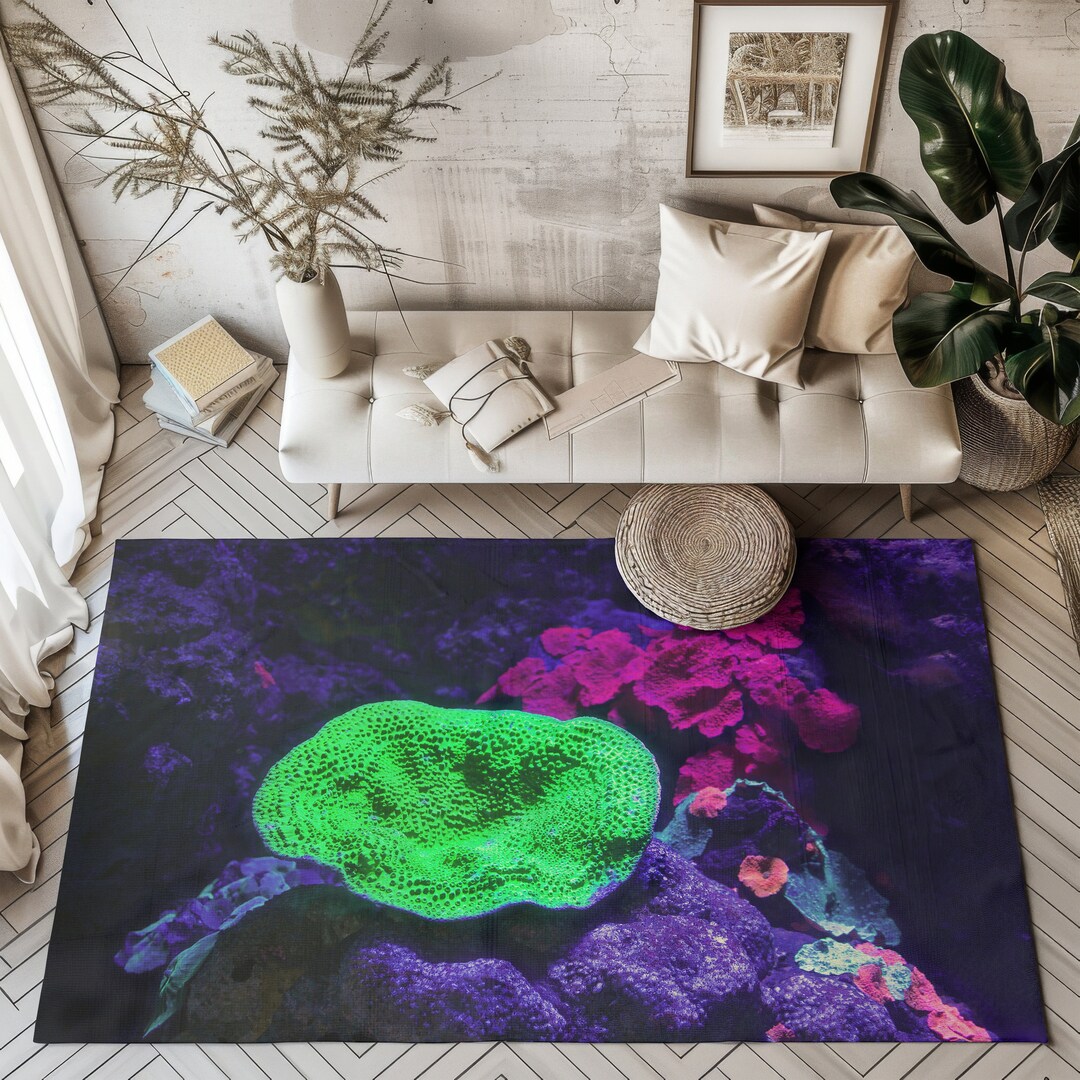 Ocean Rug - Aesthetic Rug, Strange Rug, Trendy Rug, Fireplace Rug, Zen ...